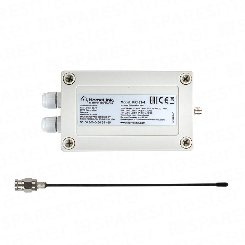 Chamberlain Liftmaster Model PR433-4 (8002E) Receiver - Sparesmaster